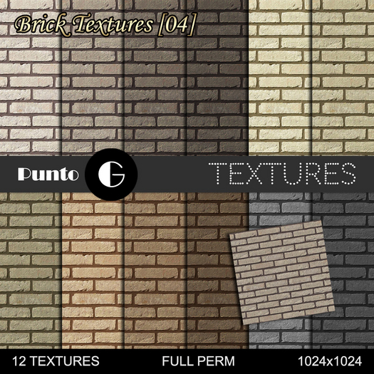 Second Life Marketplace - Brick Textures [04]